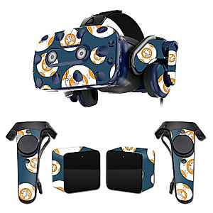 MightySkins Skin Compatible with HTC Vive Pro VR Headset - Mini Galaxy Bots | Protective, Durable, and Unique Vinyl Decal wrap Cover | Easy to Apply, Remove, and Change Styles | Made in The USA
