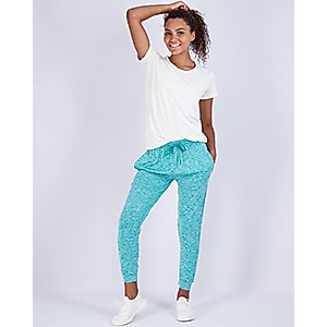 Real Essentials 3 Pack: Womens Plus Size Dry Fit Athletic Active Lounge Jogger Sweatpants Sweat Pants Teen Workout Gym Yoga Track Running Casual Pockets Soft Lightweight Exercise Just My - Set 5, 2X