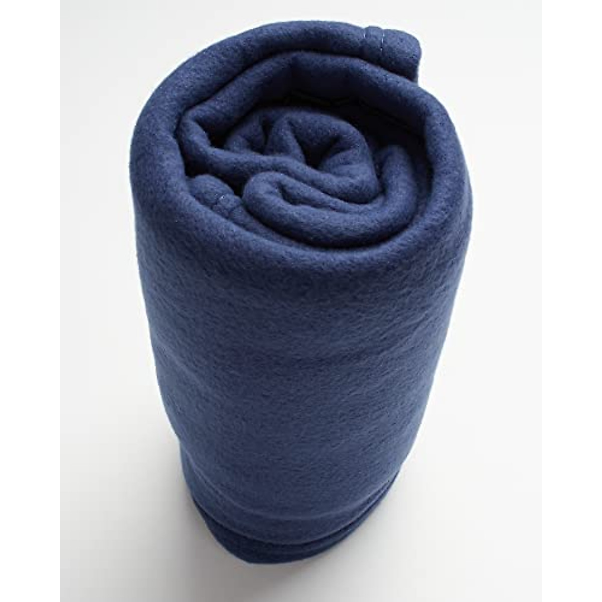 Brookstone Travel Blanket with Foot Pocket and Packing Case - Lightweight Portable Fleece Blanket for Vacations, Airplanes, Trains, Buses, and Cars, Size OneSize, Blue