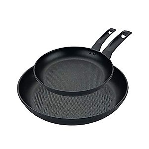 PRESTIGE 9 x Tougher Frying Pan Set Non Stick - Induction Frying Pan Set of 2, 21/29cm with Scratch Resistant Non Stick, Stay Cool Easy Grip Handles, Oven & Dishwasher Safe Cookware