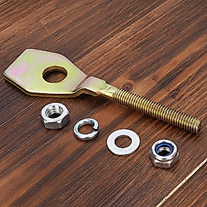 12MM M8 Chain Axle Adjuster, Compatible with 50cc 70cc 90cc 110cc 125cc 250cc Buyang TaoTao Kazuma Chinese Coolster Peace ATV 4 wheeler Quad Dirt Bike Parts