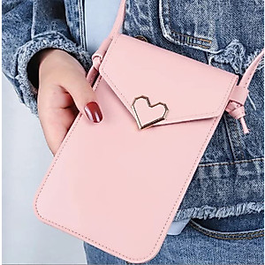 Pretty DS luxury Bag Cell Phone Purse Wallet with Credit Card,ID, Slots for all ladies., pink