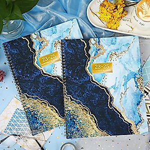 2023-2025 Monthly Planner/Calendar - Jul. 2023 - Jun. 2025, 2 Year Monthly Planner 2023-2025, 9" × 11" Calendar Planner 24 Months with Tabs, Twin-Wire Binding, Double-Side Pocket, Holiday ＆ Note Pages