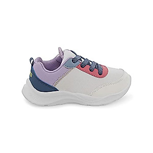 OshKosh B'Gosh Girls Ajax Athletic Sneaker, White, 9 Toddler