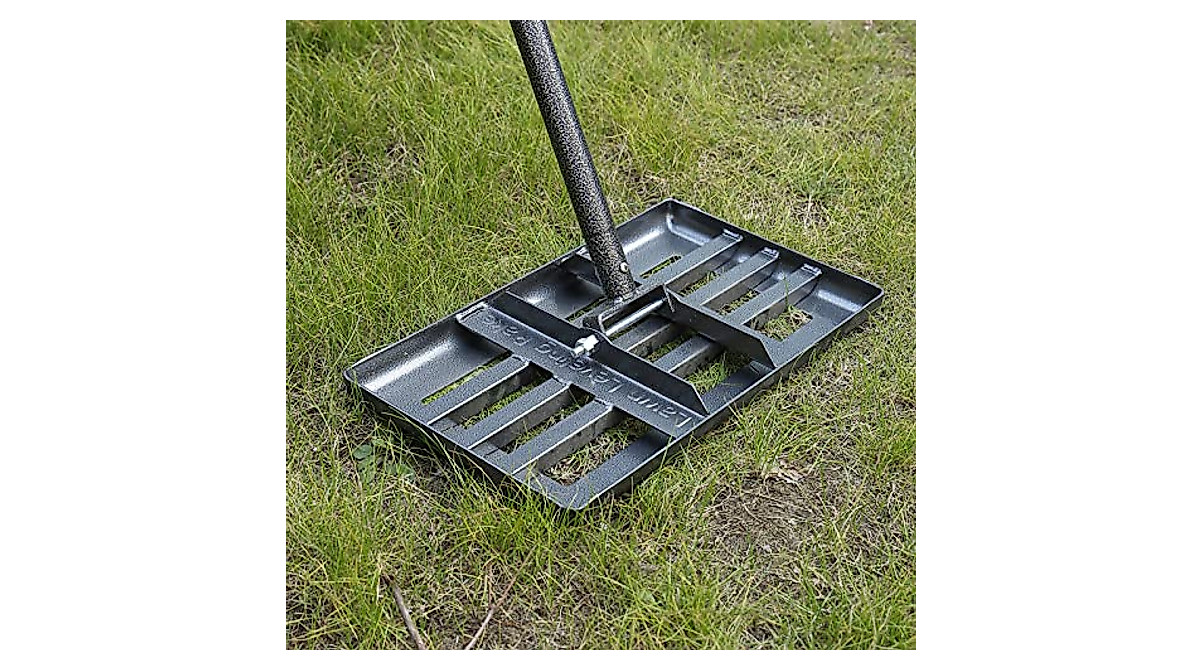 SANDEGOO Lawn Leveling Rake | Levelawn Tool | Level Soil or Dirt Ground ...
