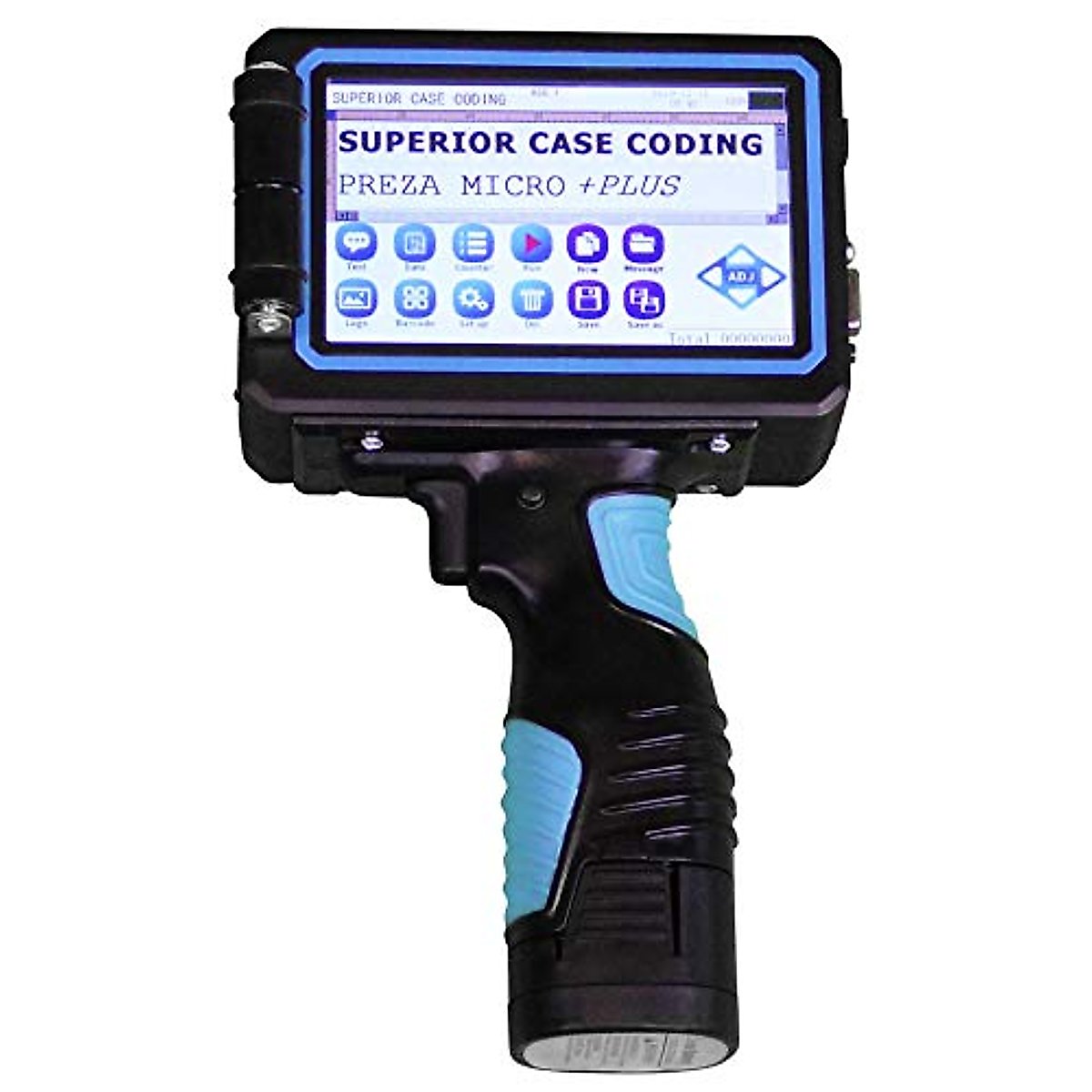 Preza Micro + Plus SBK Portable Handheld Inkjet Printer, Handheld Inkjet Coder, Inkjet Coding Machine, Date Coding Machine, Handheld Date Coder USA