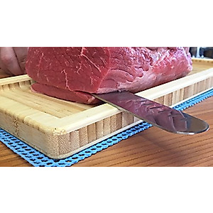 Professional Meat Cutting Knife - the Ultimate 100% Steel Slicing Knife - Slice Meat Like the Pros (10")