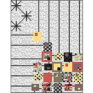 Contempo by Benartex Cosmo Cats Cats, Fabric by The Yard (Red/Multi)