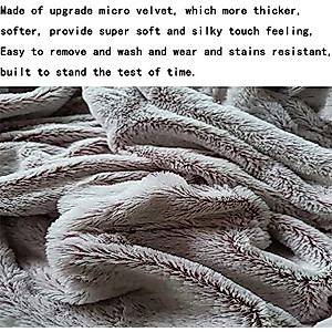 FEYOTH (it was only a Cover, not a Full Bean Bag Giant Fur Bean Bag Chair for Adult Living Room Furniture Big Round Soft Fluffy Faux Fur BeanBag Lazy Sofa Bed CoverFaux Fur BeanBag Lazy Sofa Bed Cove