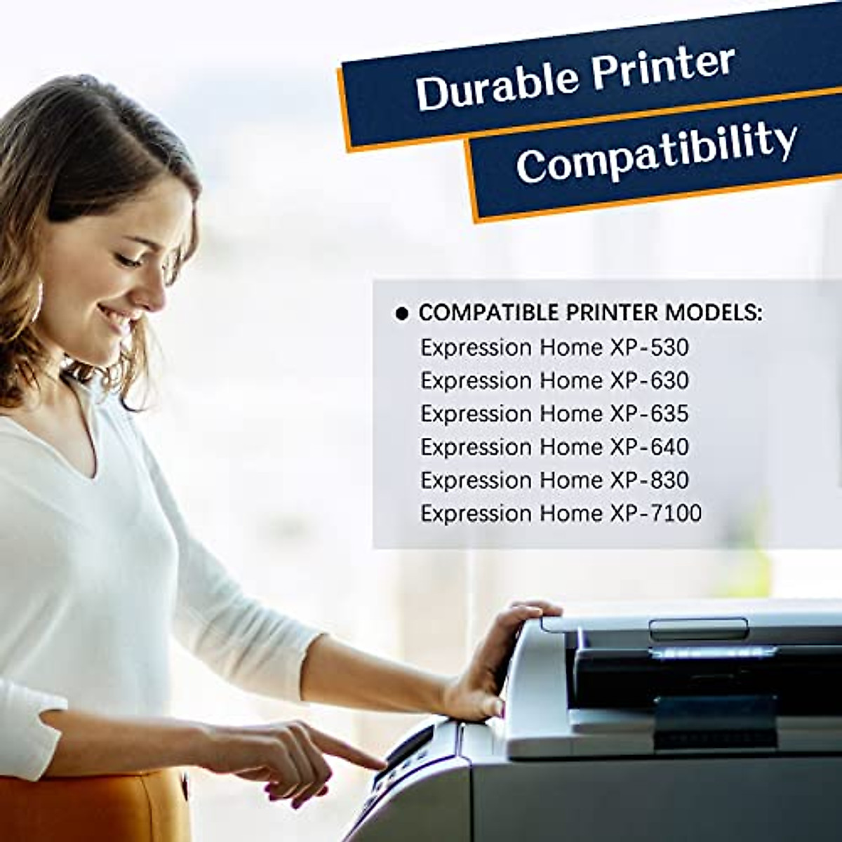 Colorking Remanufactured 410 Ink Cartridges for EPSON T410 410XL Ink for Expression XP7100 Ink Cartridges XP-630 XP-7100 XP-830 XP-640 Printer (1 Black, 1 Cyan, 1 Magenta, 1 Yellow, 1 Photo Black)