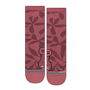 Stance Nightcrawler Crew Socks (Large, Rebel Rose)