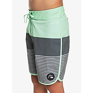 Quiksilver Boys Surfsilk Tijuana Youth 17 Boardshort Swim Trunk, Iron GATE, 27