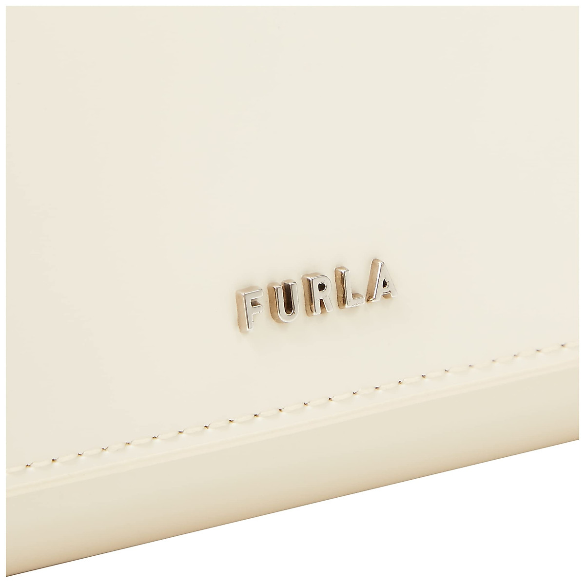 Furla 1003-WH000 SPLENDIDA CONTINENTAL WALLET SLIM, Women's, White Cotton