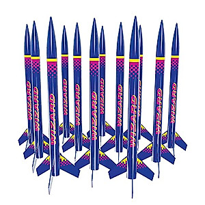 Estes - 1754 Wizard Flying Model Rocket Bulk Pack (Pack of 12) | Intermediate Rocket Kit | Step-by-Step Instructions | Science Education Kits & 302274 Recovery Wadding