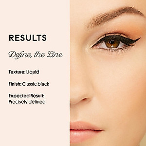 Winky Lux Meowza Liquid Eyeliner - Long-Lasting Black Eyeliner, Eyeliner Liquid Liner Black, 0.16 oz