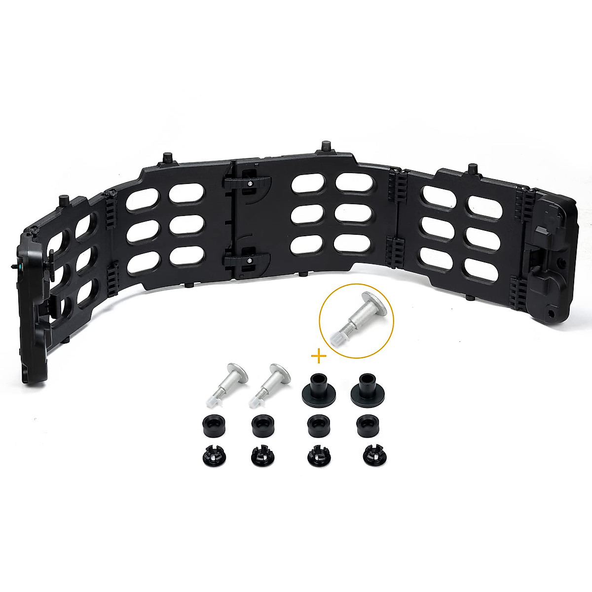 WEILEITE Stowable Tailgate Bed Extender Brackets Kit for Trucks Compatible with Ford F150 F-150 2015-2021 Replaces FL3Z-99286A40-C