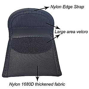 TAFTACFR Nylon Glove Pouch Police Firefighter EMS EMT Paramedic Medical Disposable Gloves Holder for 2 and 2.25" Duty Belt