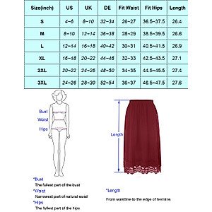 GRACE KARIN Rockabilly Dress Extender with Elastic Waistband(XL, Beige)