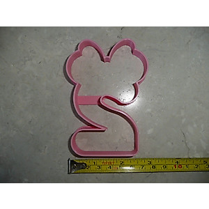 THEMED MAGICAL MOUSE WITH BOW NUMBER TWO 2 OUTLINE COOKIE CUTTER MADE IN USA PR4572
