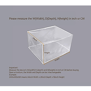 Dust Cover Case for grill pan,steamer ovens and kitchen appliance, clear water proof rectangular anti-tear protect jacket