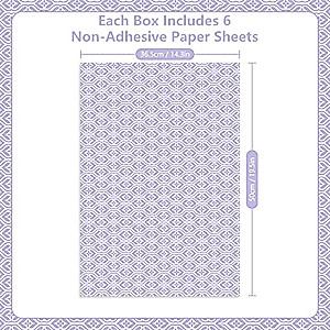 Lavender Scented Drawer Liners, 6 Sheets Fragrant Paper Liners Non-Adhesive Paper Sheets for Home Closet, Dresser Drawers, for Home Fragrance