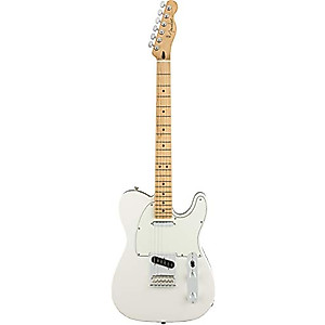 Fender Player Telecaster® - Polar White Bundle with Hard Case, Instrument Cable, Tuner, Strap, Strings, Picks, Capo, Fender Play Online Lessons, and Austin Bazaar Instructional DVD