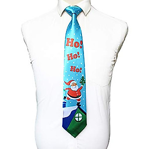 JEMYGINS Original 4PCS One-off Christmas Tie Mens and boys Necktie for Festival (7)