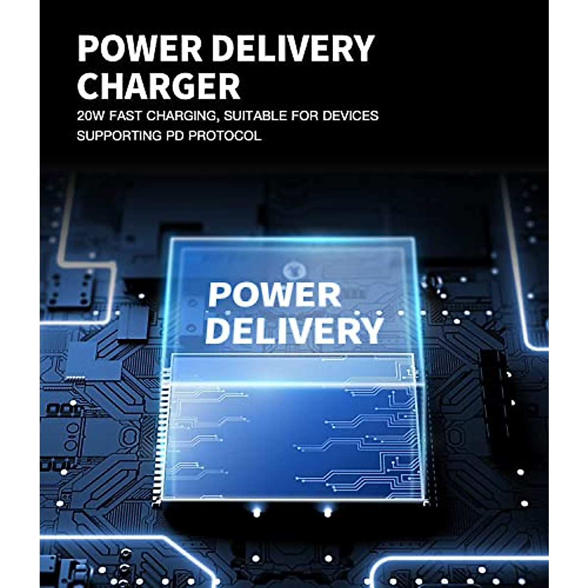 iPhone Fast Charger, iPhone Charger Fast Charging 20W PD Adapter Fast Charger Type C Power Wall Charger Block + 6FT USB C to Lightning Cable Compatible with iPhone 14/13/12 11/Pro Max/Pro/XR/SE/8Plus