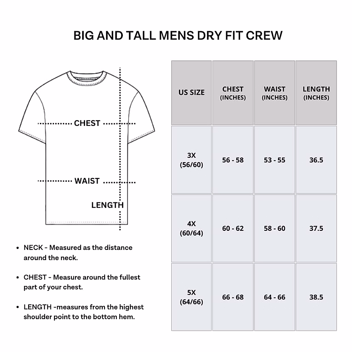 Real Essentials Men’s Big and Tall Tech Stretch Short Sleeve Crew Quick Dry Fit T-Shirt Wicking Active Athletic Gym Top Clothes Lounge Sleep Running Basketball Workout Tee, Set 6, 3XLT, Pack of 3