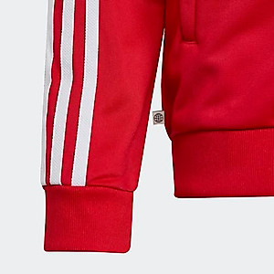 adidas Kids' Adicolor Superstar Track Jacket, Better Scarlet, Medium
