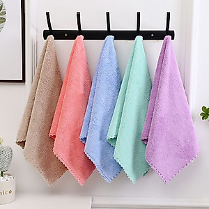 Lyellfe 15 Pieces Guinea Pigs Mat, Soft Hamster Fleece Cage Liners, Small Animals Bedding Mats Bath Towel for Dog Puppy Cat, 11.8 x 11.8 Inch, Mixed Colors