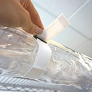 Formosa Covers Storage Shelving Unit Cover See Through PVC, fits Racks 36" Wx18 Dx72 H All Clear PVC, Cover Only