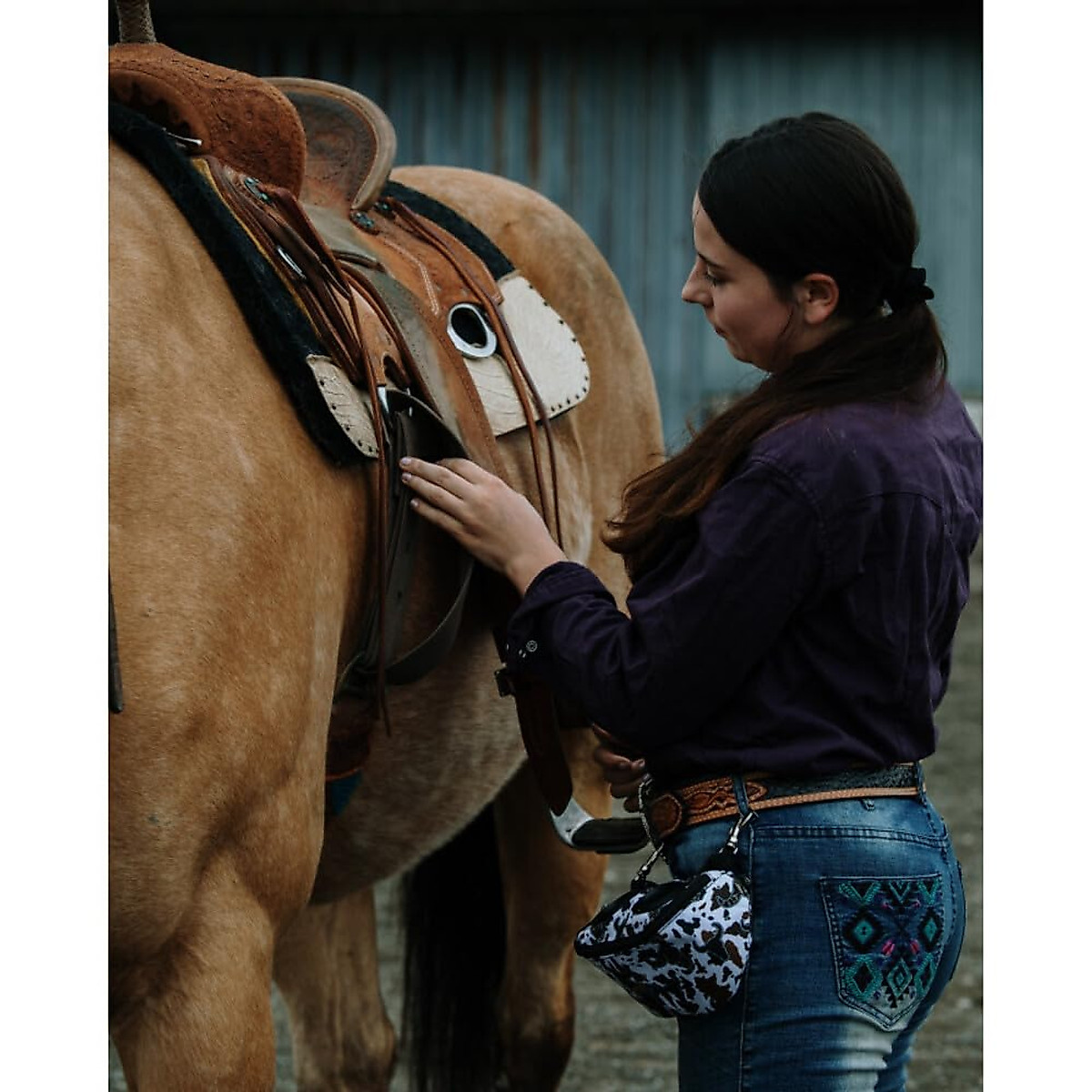 Beat Bag Schulz Equine Pommel Bag with Bluetooth Speakers - Route 66