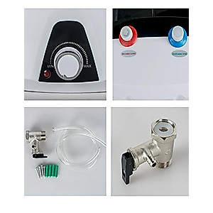 Tinsay 2.1 Gallon 8L Electric Mini-Tank Water Heater Electric Instant Water Heater Electric Hot Water Heater for Kitchen Household 110V-USA Delivery,3-6 Days