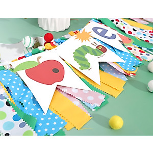 Caterpillar High Chair Banner,Very Hungry Caterpillar 1st Birthday High Chair Banner,Caterpillar Highchair Banner Photo Backdrop,Fruit Boy Girl First Birthday,Baby 1st Birthday Party Decorations