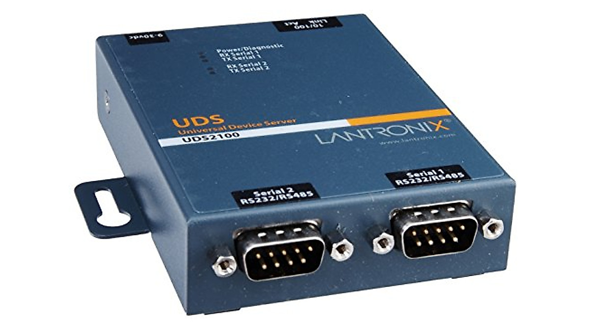 Lantronix UD2100001-01 Device Server: 2-Port RS232/422/485