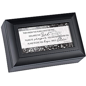 Cottage Garden Plans I Have Matte Black Bevel Petite Music Box Plays Tune Pomp and Circumstance