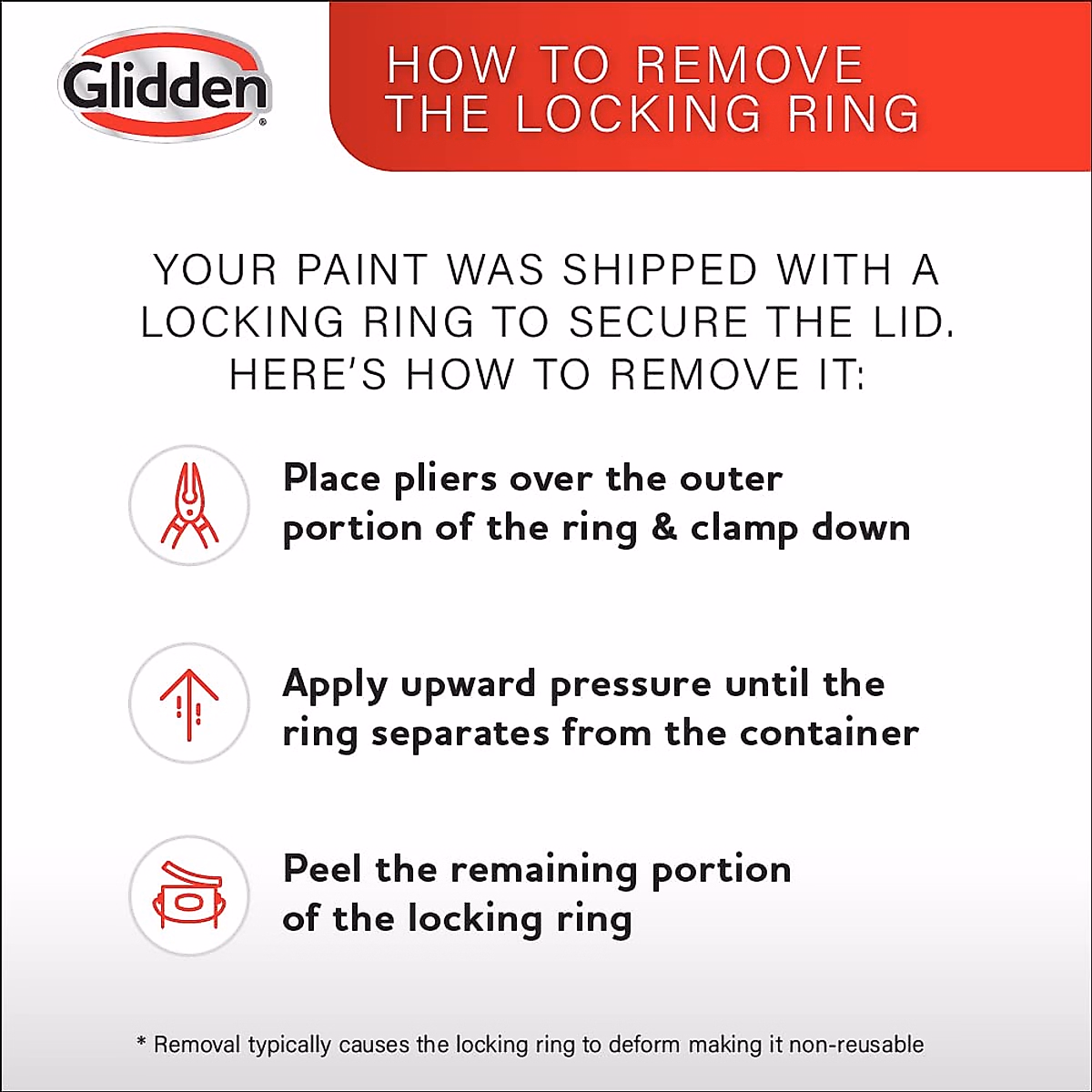 Glidden Grab-N-Go Porch and Floor Interior/Exterior Paint, 1 Gallon, Satin, Brown, Scratch Resistant, 128 Fl Oz (Pack of 1)