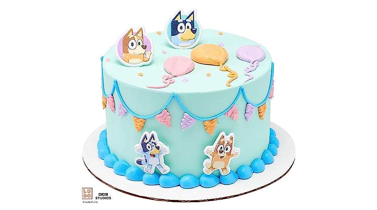 DecoPac Bluey Cupcake Rings – Fun Birthday Decoration