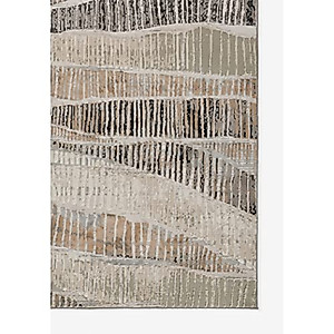 Momeni Genevieve Polyester Area Rug, Grey, 8'11" X 12'6"