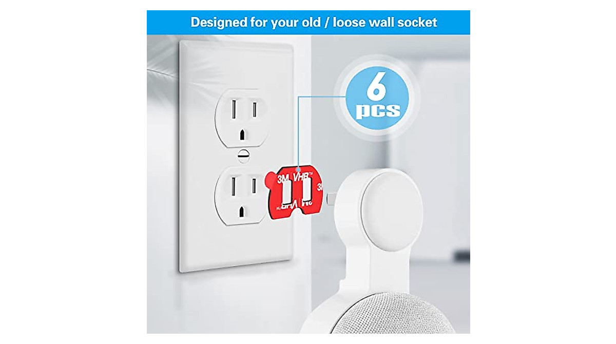 Secure Loose Power Outlets & Wall Sockets with Sticky Adhesive