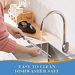 Cook Concept Electric Knife for Carving Meat, Fish, Turkey, Bread, Bone Cutting, Crafting Foam and More. 2 Interchangeable 8" Serrated Stainless Steel Blades, Fast Slicing, Lightweight