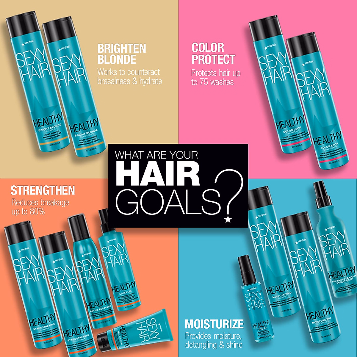 SexyHair Healthy Seal the Deal Split End Mender Lotion, 3.4 Oz, Mends Split Ends, All Hair Types