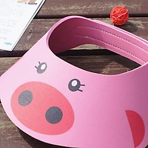 Kisangel Children 2pcs Children's Shampoo Cap Bath Visor Shower Cap Shower Hat for Shower Caps for Kid Shower Cap Shower Cap Things Adjust Plastic Ear Muffs Adjustable Shower Cap