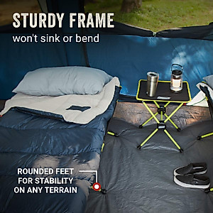 Coleman Mantis Space-Saving Outdoor Camp Furniture, Chair/Cot/Table More Storage Space Than Normal, Great for Camping, Tailgating, Backyard, & More, Carry Bag Included