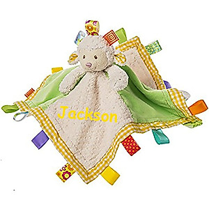 Personalized Taggies Sherbet Lamb Character Blanket Snuggle Blanky - 13 Inches
