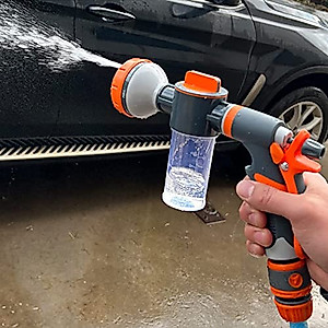 Car Washer, Car Water Washer High Pressure Hose Foam Sprayer,Portable High Pressure Water Sprayer Multi-Function Washing Machine for Cleaning Car Wash / Fences/Patios/Garden