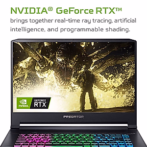 Acer Predator Triton 500 Thin & Light Gaming Laptop, Intel Core i7-9750H, GeForce RTX 2080 Max-Q, 15.6" Full HD 144Hz 3ms G-Sync IPS Display, 32GB DDR4, 1TB PCIe NVMe SSD, RGB KB, PT515-51-73Z5