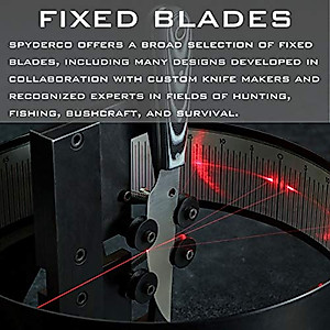 Spyderco Enuff Clip Point Fixed Blade Utility Multitool Knife with 2.75" VG-10 Stainless Steel Blade and Premium Custom-Molded Boltaron Sheath - PlainEdge - FB31CPBK