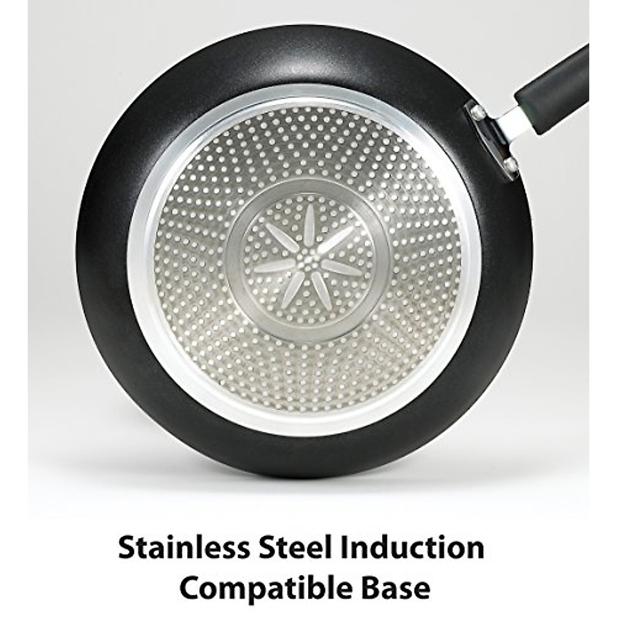 T-fal Experience Nonstick Fry Pan with Lid 10 Inch Induction Cookware, Pots and Pans, Dishwasher Safe Black